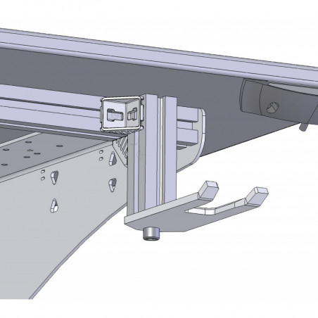 Support à fixer sous plateau de travail