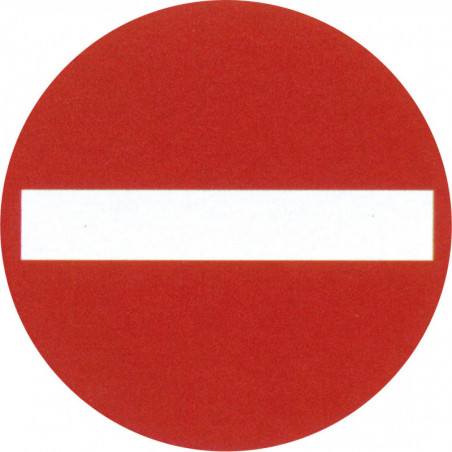 Pictogramme de sécurité "Passage interdit"