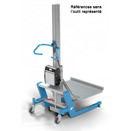 Mini chariot gerbeur et diable semi-électrique 225PRX châssis bas